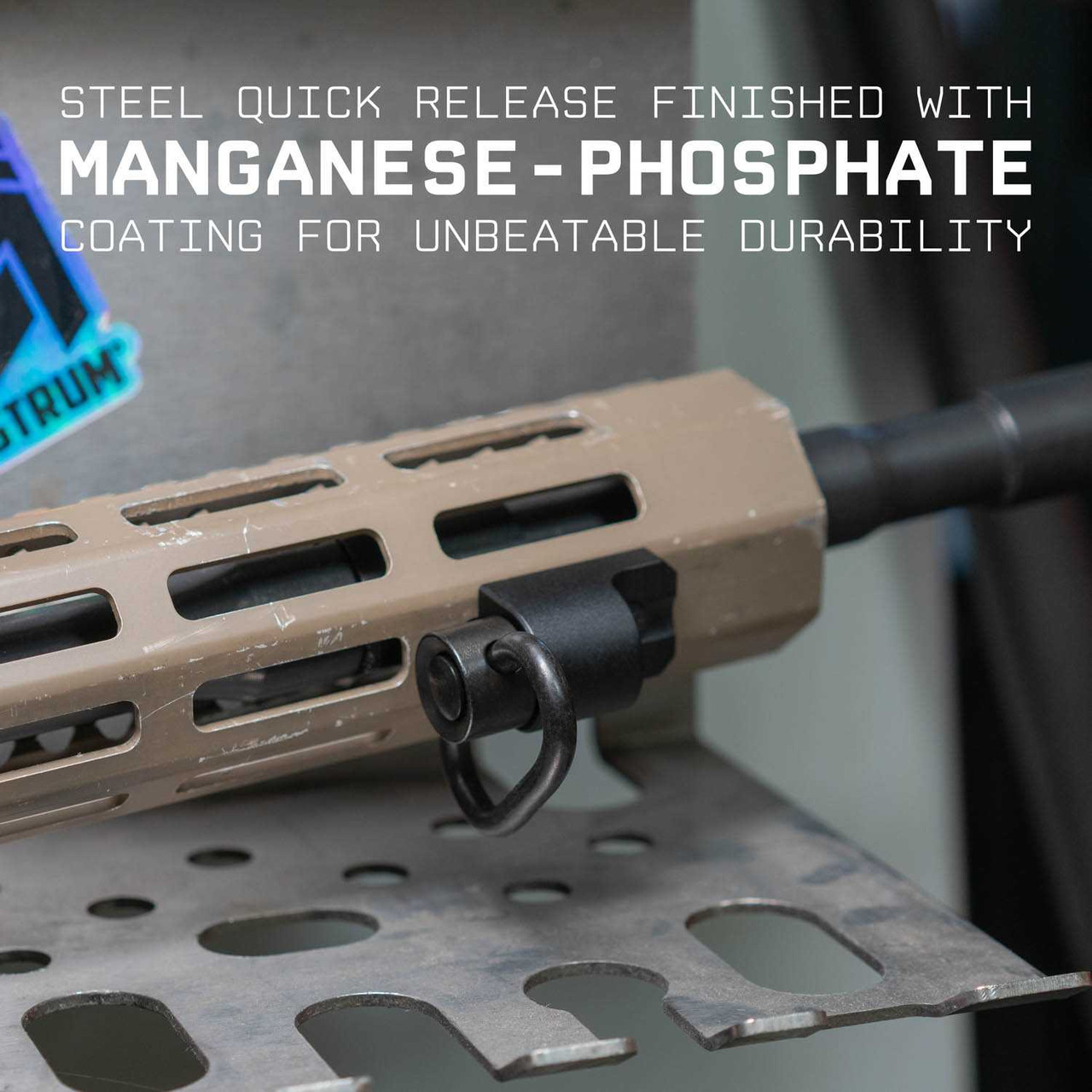 M-LOK Sling Mount with Quick Detach Swivel | Slim Front Rear Facing