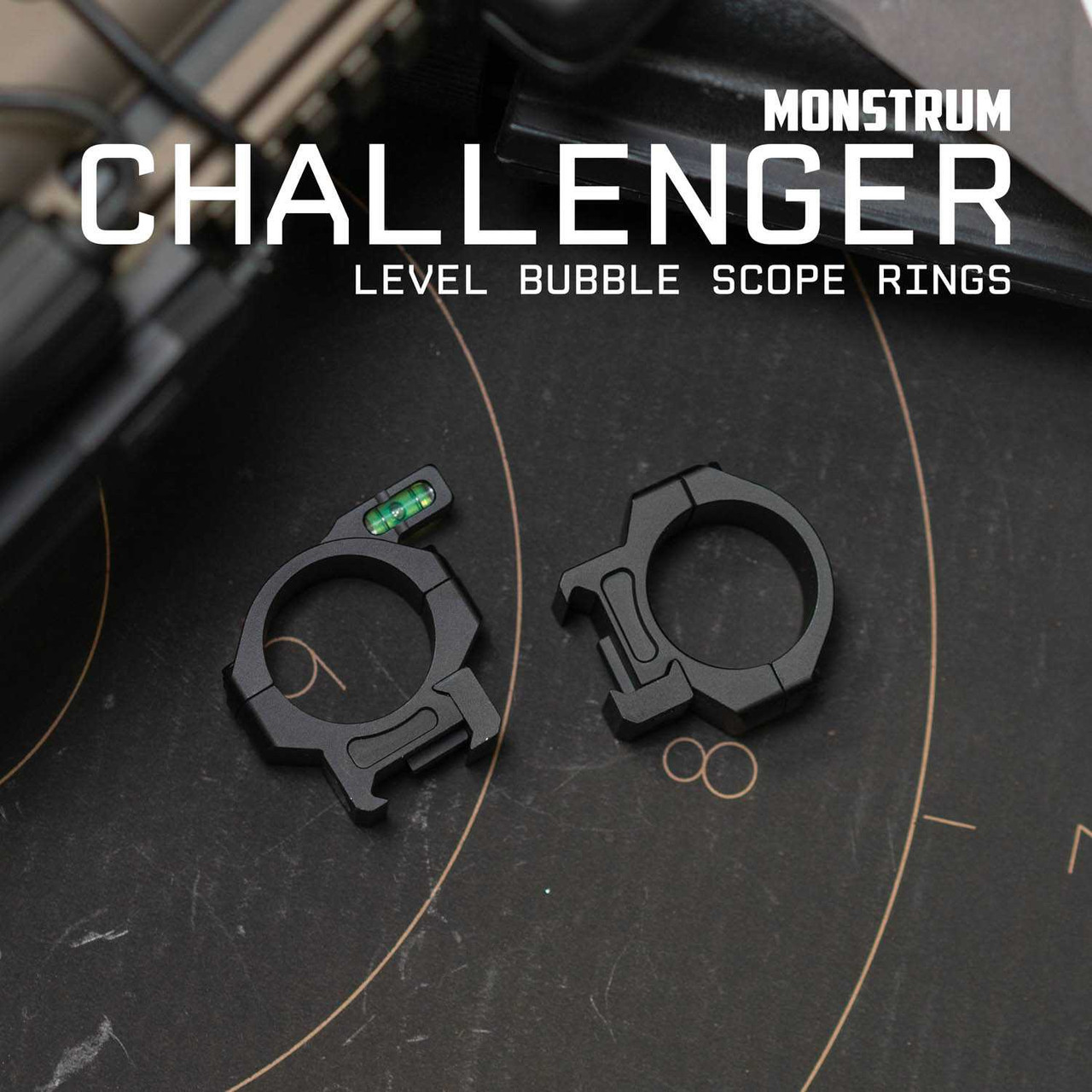 30mm Precision V2 Scope Rings with Level Bubble