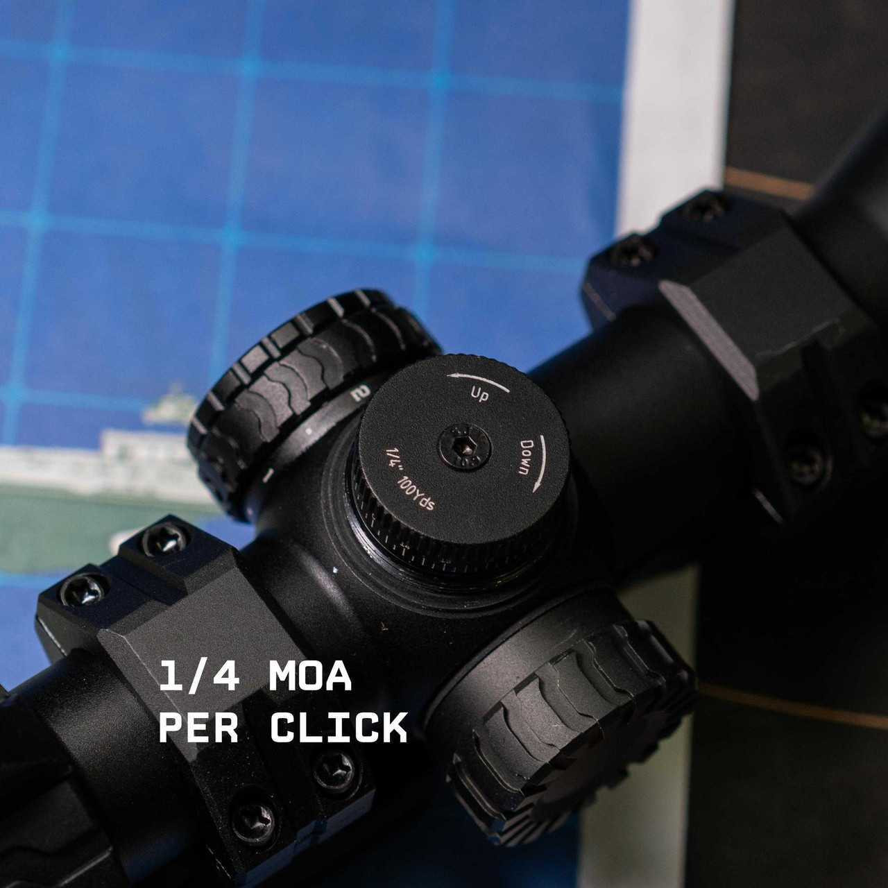Panzer 2-10x40 SFP MPVO Rifle Scope with Adjustable Objective