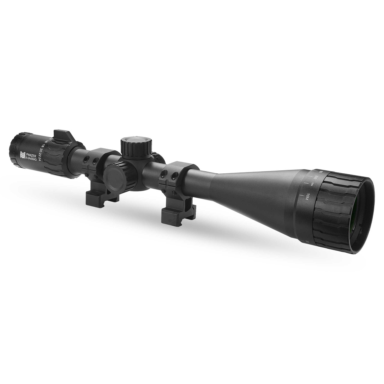 Panzer 6-24x50 SFP Rifle Scope with Adjustable Objective