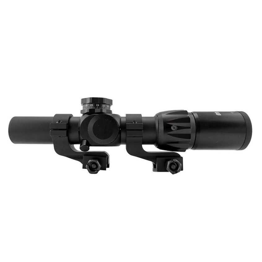 Offset Reversible 30 mm Rifle Scope Ring Set