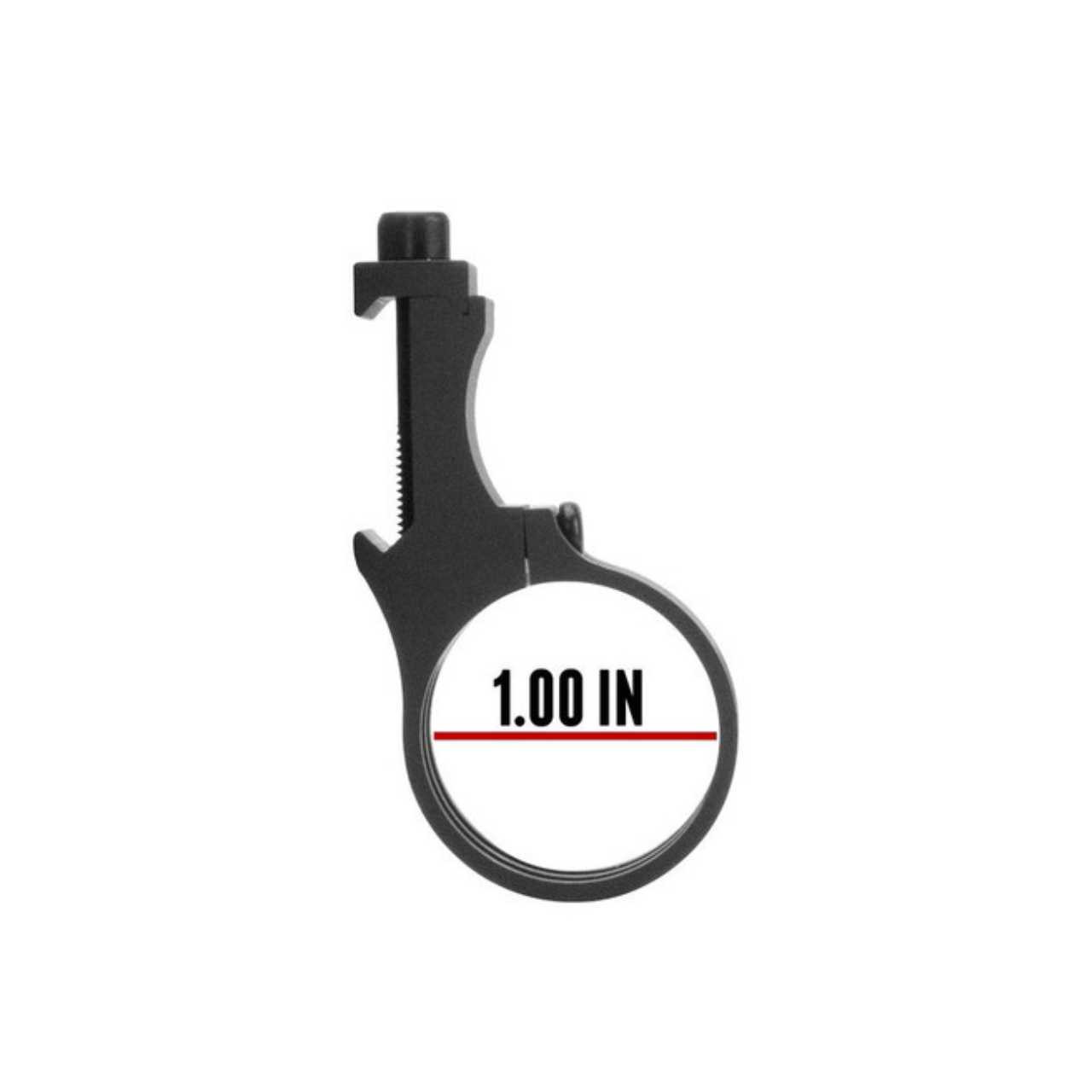 1 inch Picatinny Offset Flashlight Rail Mount