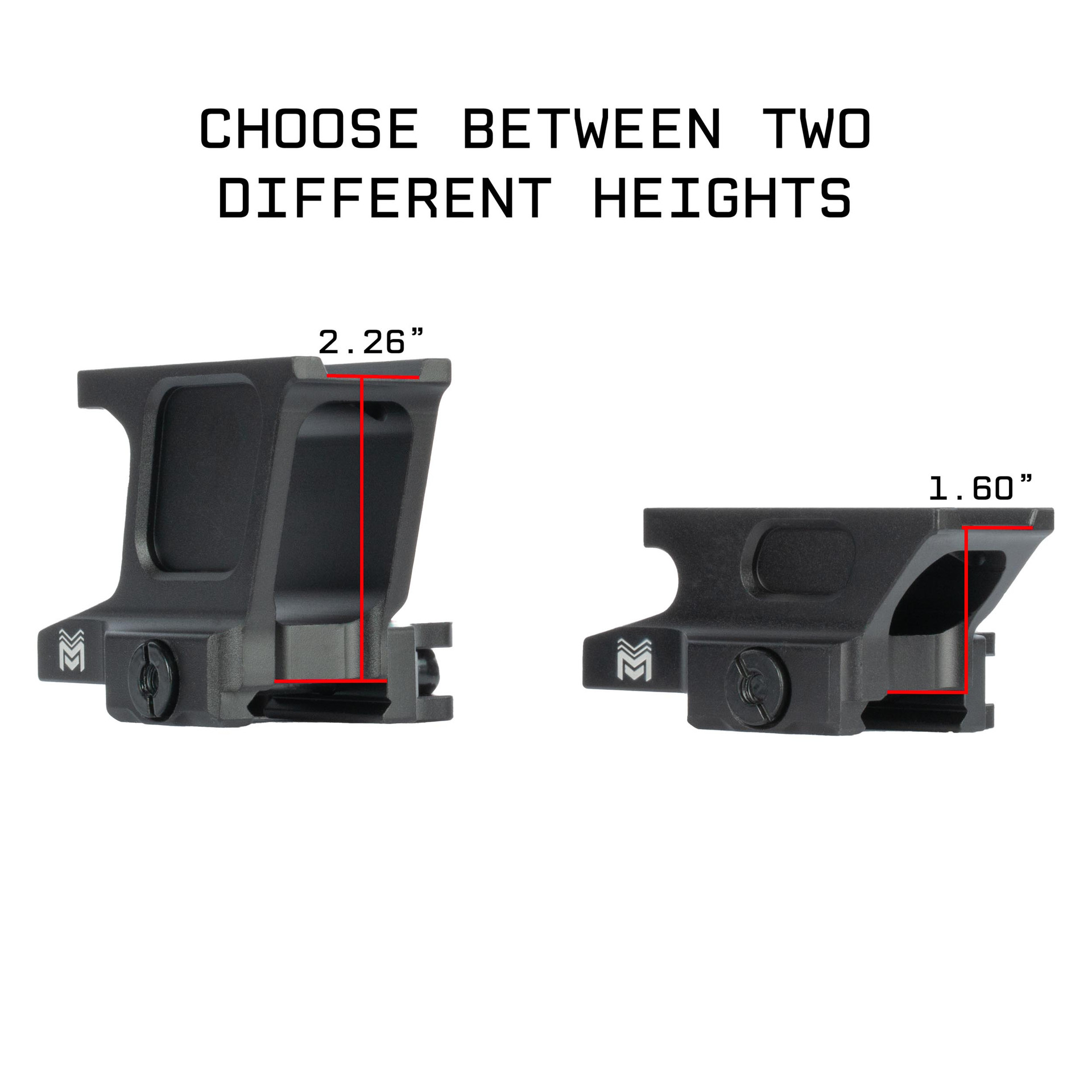 Shrapnel Series Red Dot Riser Mount with Hypergrip QD Quick Release ...