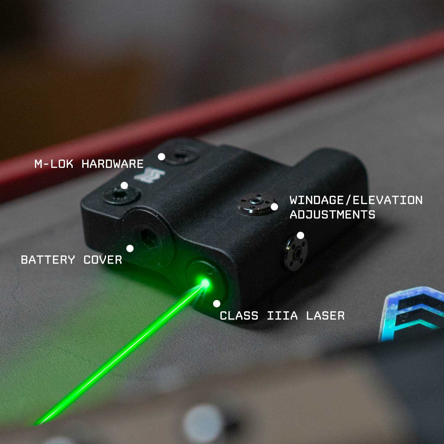 Offset Green Laser Sight | Compatible with M-LOK