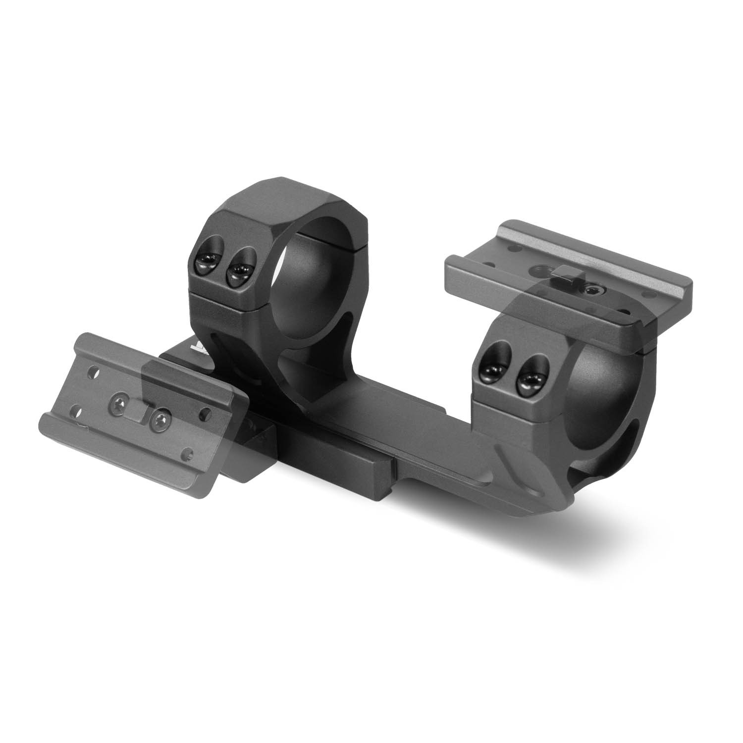 Monstrum Low Profile Piggyback Red Dot Ring Mount for Rifle Scopes | 30mm