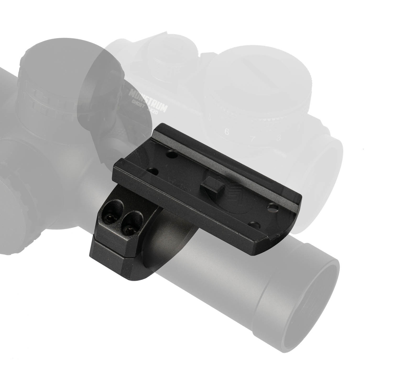 Monstrum Low Profile Piggyback Red Dot Ring Mount for Rifle Scopes | 30mm