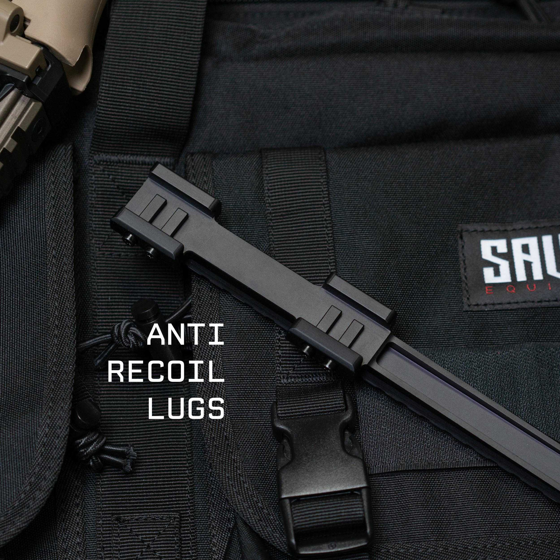 Shrapnel Extended Picatinny Riser Mount with Recoil Stop Base | 25 Slot ...