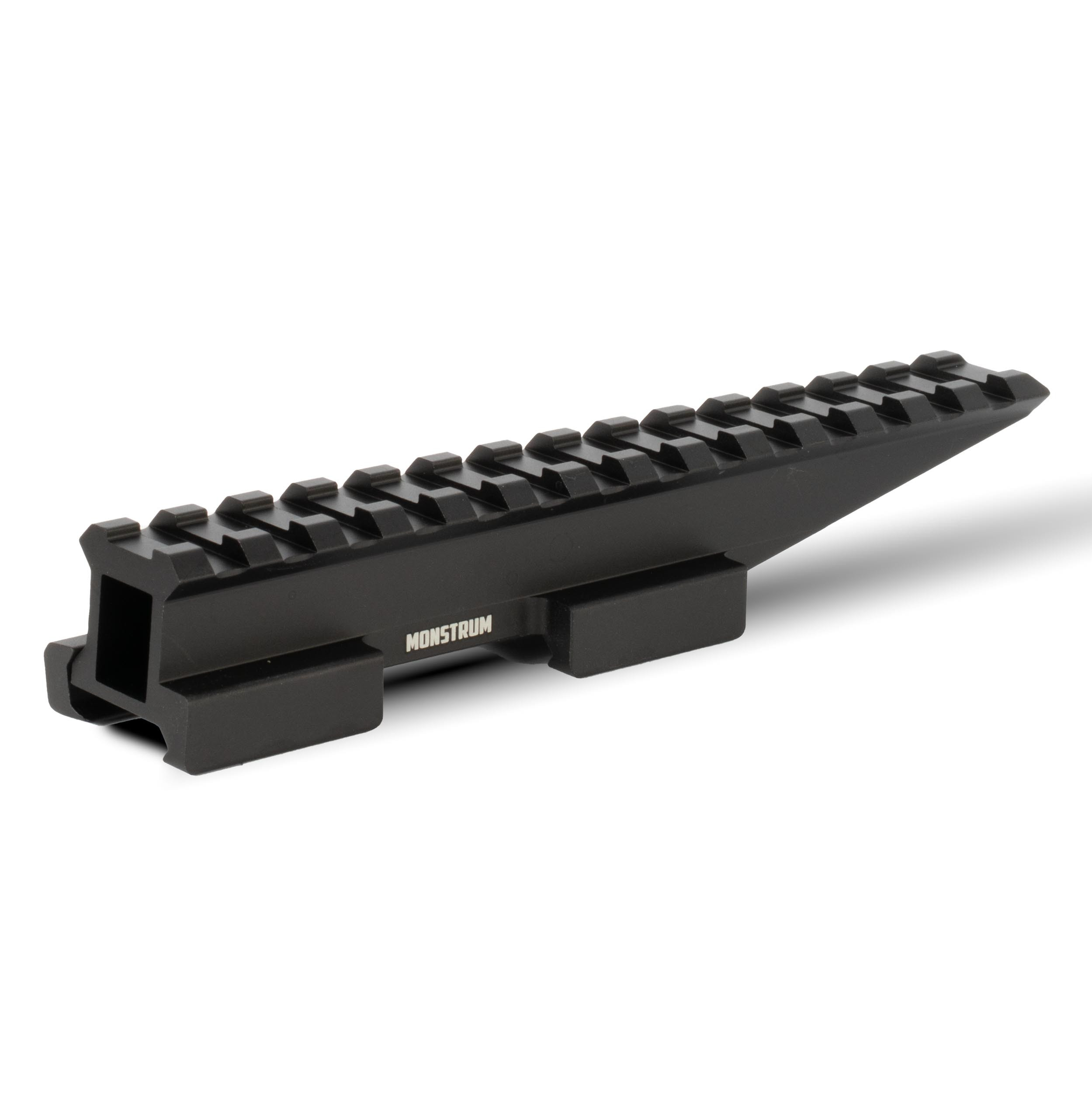 Monstrum Shrapnel Offset Picatinny Riser Mount with Recoil Stop Base