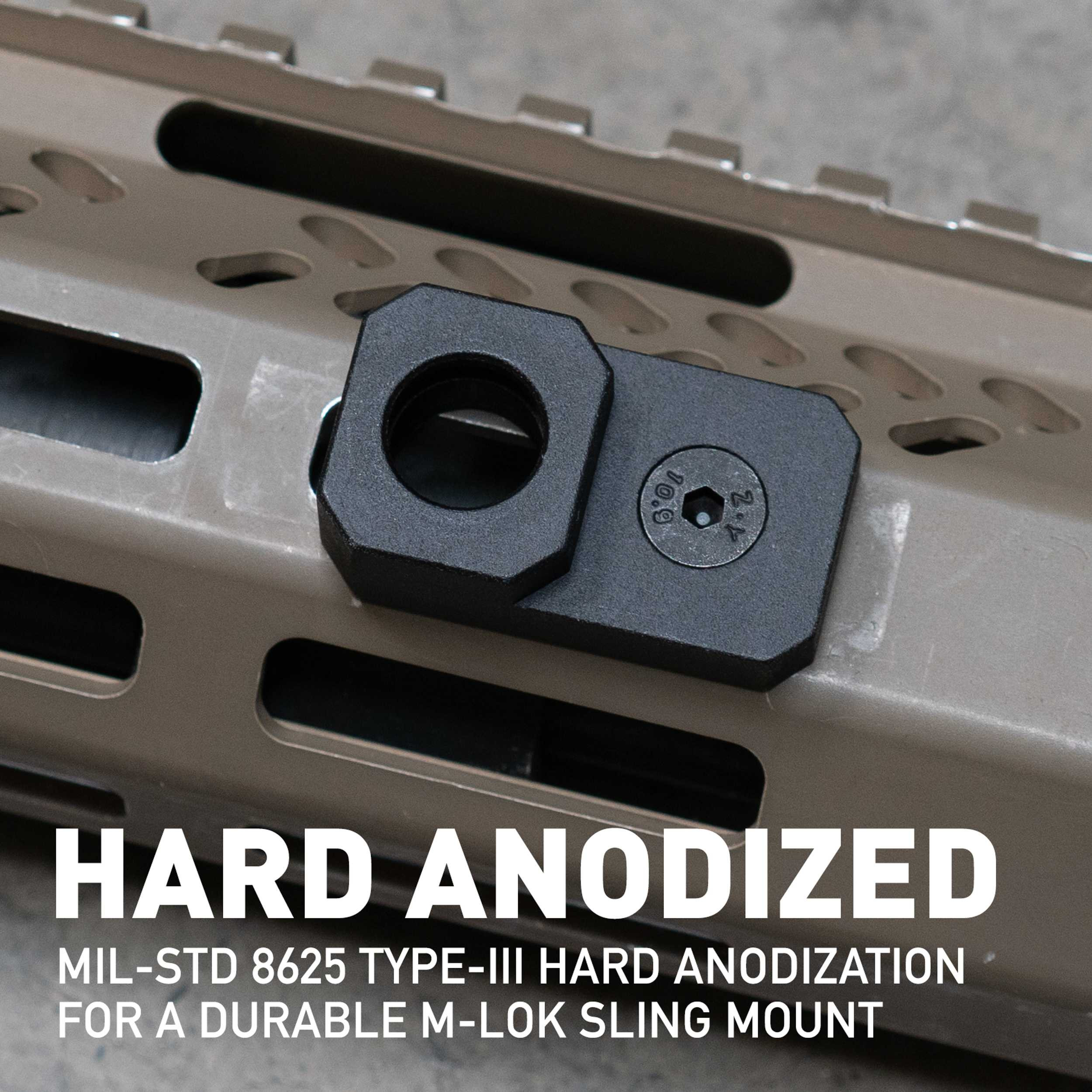M-LOK Sling Mount with Quick Detach Swivel | 90 Degree Offset