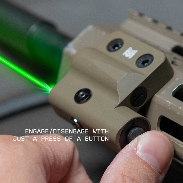 Offset Green Laser Sight | Compatible with M-LOK