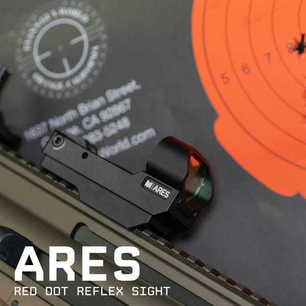 Ares V2 Open Reflex Green Dot Sight with Shake Awake