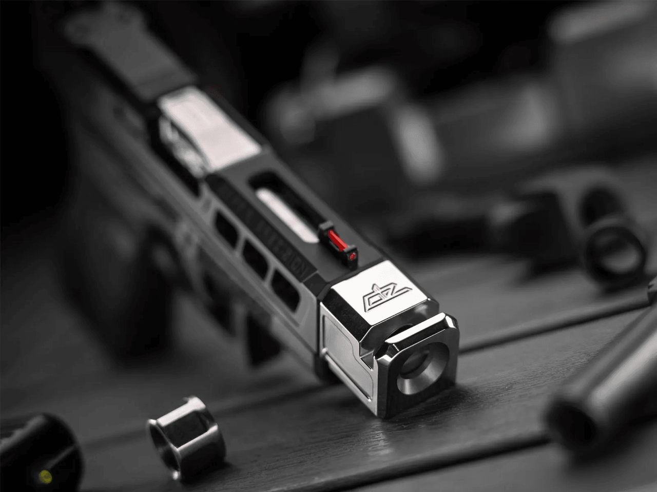 Zaffiri Precision Blowhole Compensator for Glock 43 / 43X / 48 – Stainless - Jade Shooting