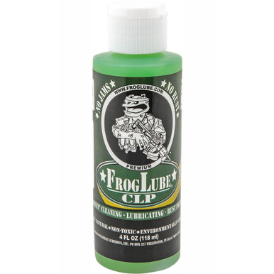 FrogLube CLP Liquid - 4 oz. Bottle - Jade Shooting
