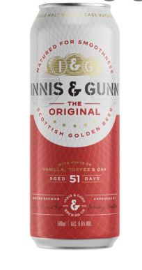 INNIS & GUNN ORIGINAL CAN, 500ML - The Naughty Grape