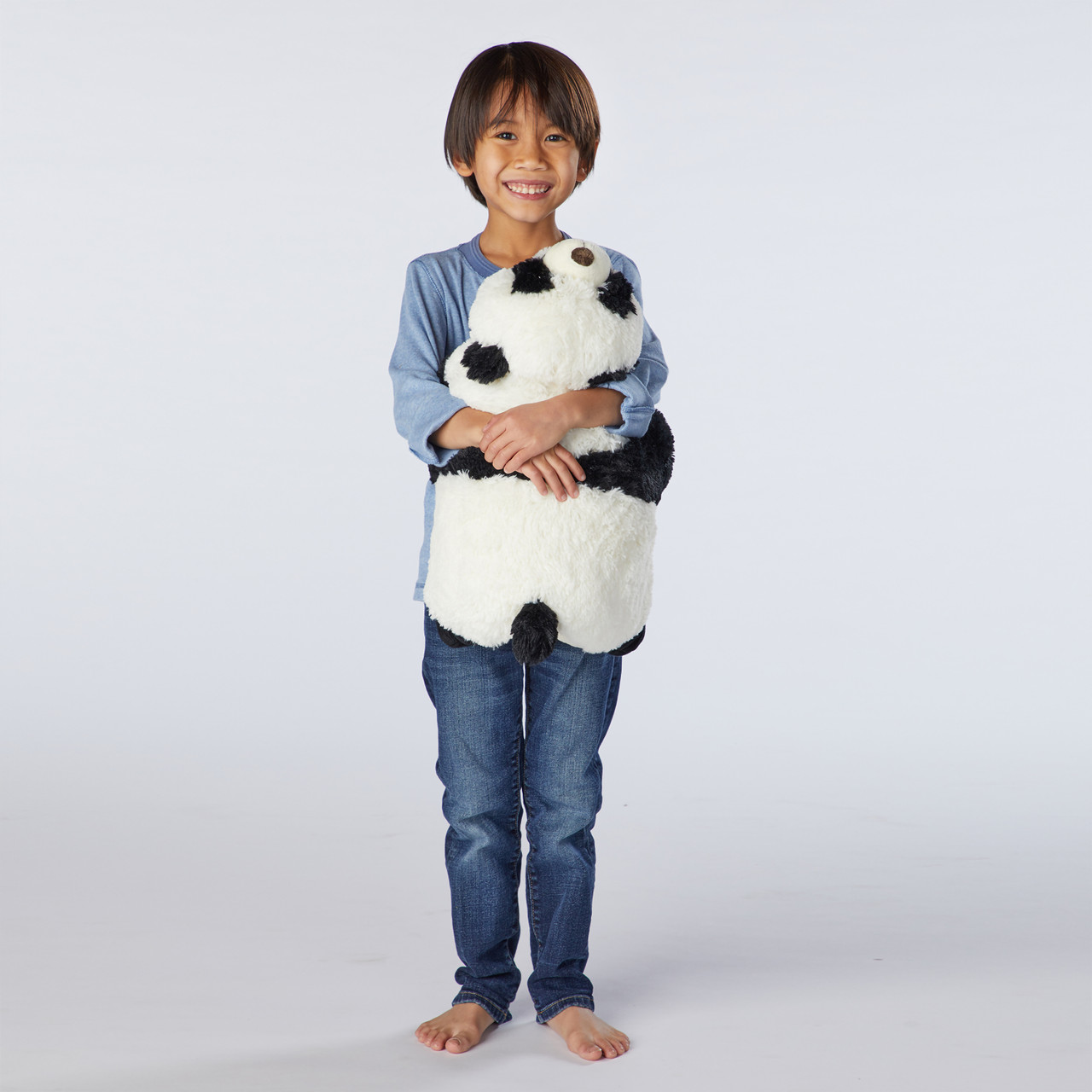 Panda Pillow Pet – 18 inch Large Folding Plush Stuffed Animal Pillow