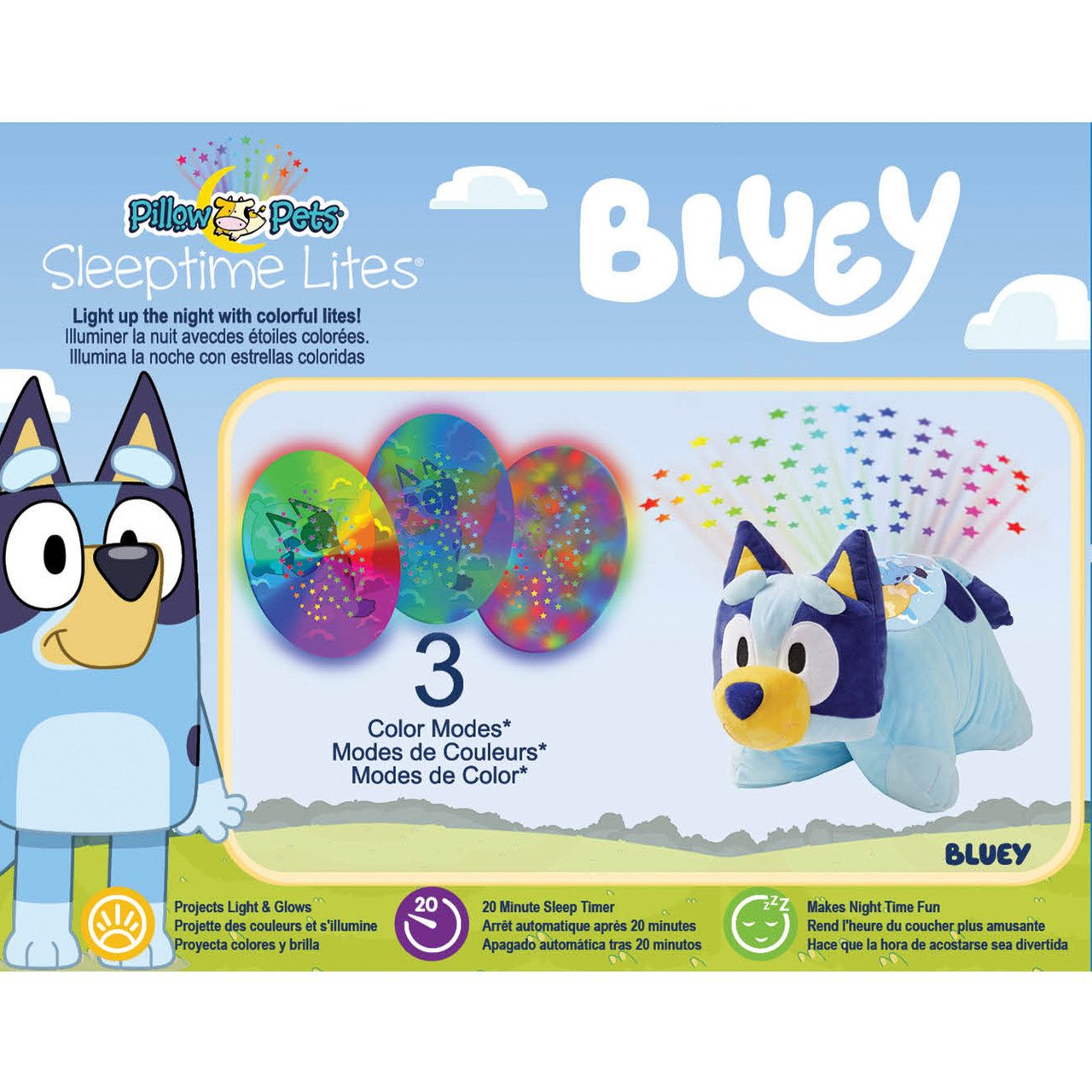Official BBC Studios Bluey Sleeptime Lite – A night light and comfy ...