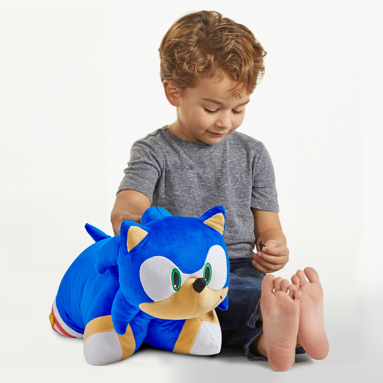 Official SEGA Sonic the Hedgehog Pillow Pet - A classic & collectible ...