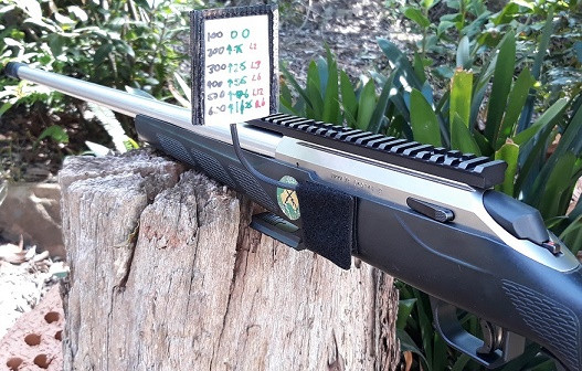 DOPE CARD HOLDER FLEXI VELCRO - SKU: WRDC-VEL - Safari Firearms