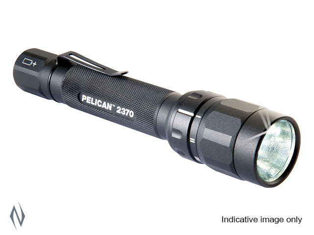 PELICAN TORCH 2370 G2 3 LED COLOURS 358 LUM 2 X AA - Safari Firearms