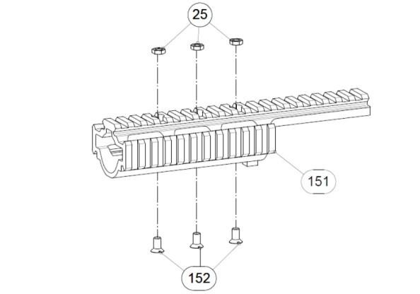 SAKO - SAKO TRG I.T.R.S. ACCESSORY RAIL - SKU: S150W809
