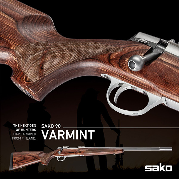 SAKO 90 VARMINT LAMINATED STAINLESS 308WIN 23.7IN MT - SKU ...