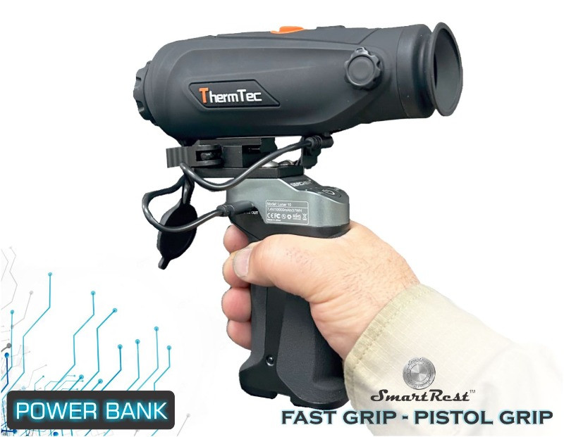 SMARTREST Pistol Grip Power Bank With Phone Mount Included - SKU ...