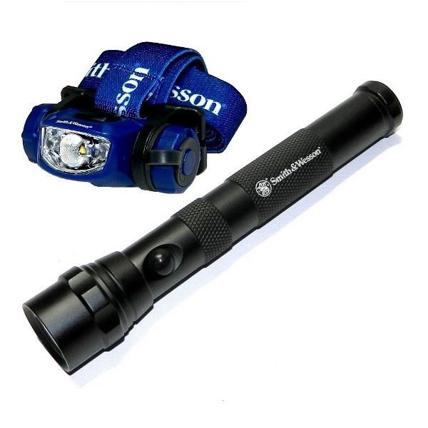 SMITH & WESSON - LED Explorer Flashlight & Headlamp - SKU: SWTSW8880CBO