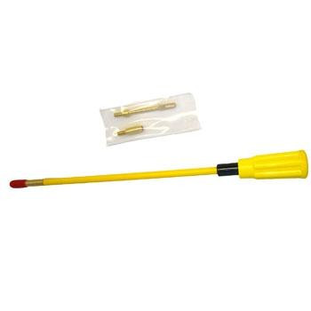 PRO SHOT - Proshot 8 inch Coated Pistol Rod 22 cal and Up - SKU: CR8-22