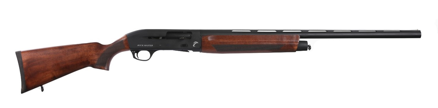 BUCKMASTER PB12 PUSH BUTTON 28 inch WALNUT SYNTHETIC 12GA SHOTGUN - SKU ...