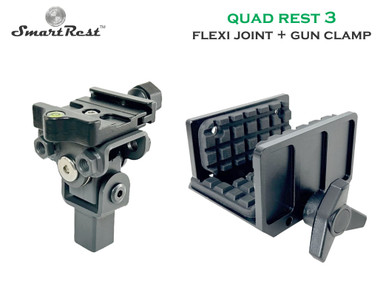 SmartRest Flexi Joint + Gun Clamp for Quad Rest 3 with strut support ...