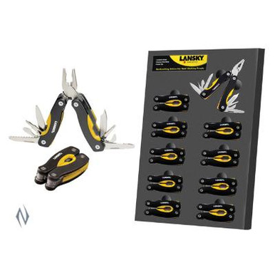 LANSKY - LANSKY MINI MULTI TOOLS CARD DISPLAY OF 10 - SKU: LMT050