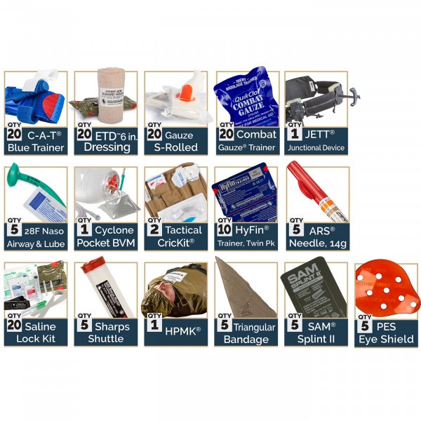TCCC/ TECC Training Module 1 - Skill Stations Resupply Package