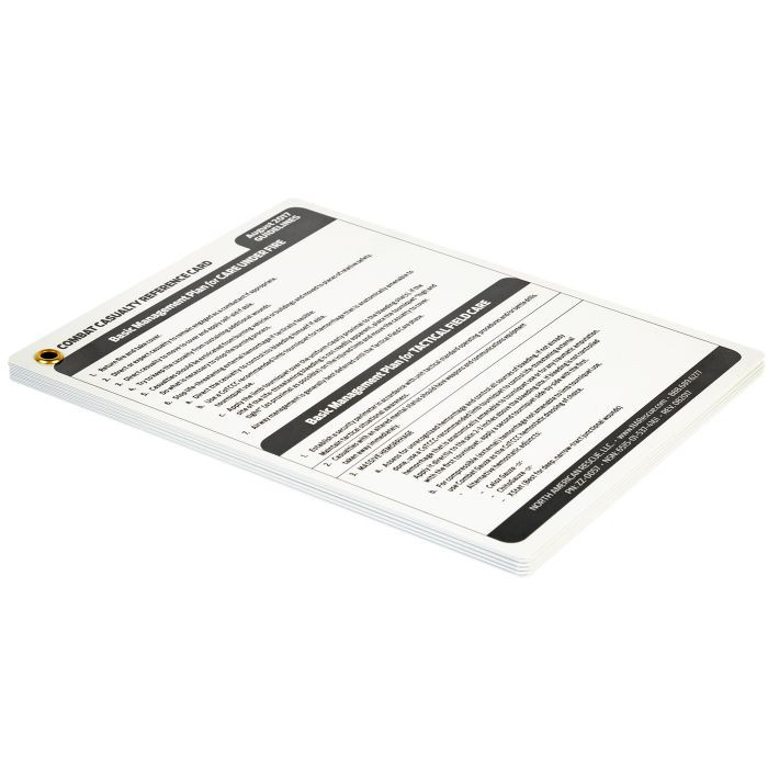 North American Rescue Combat Casualty Reference Cards