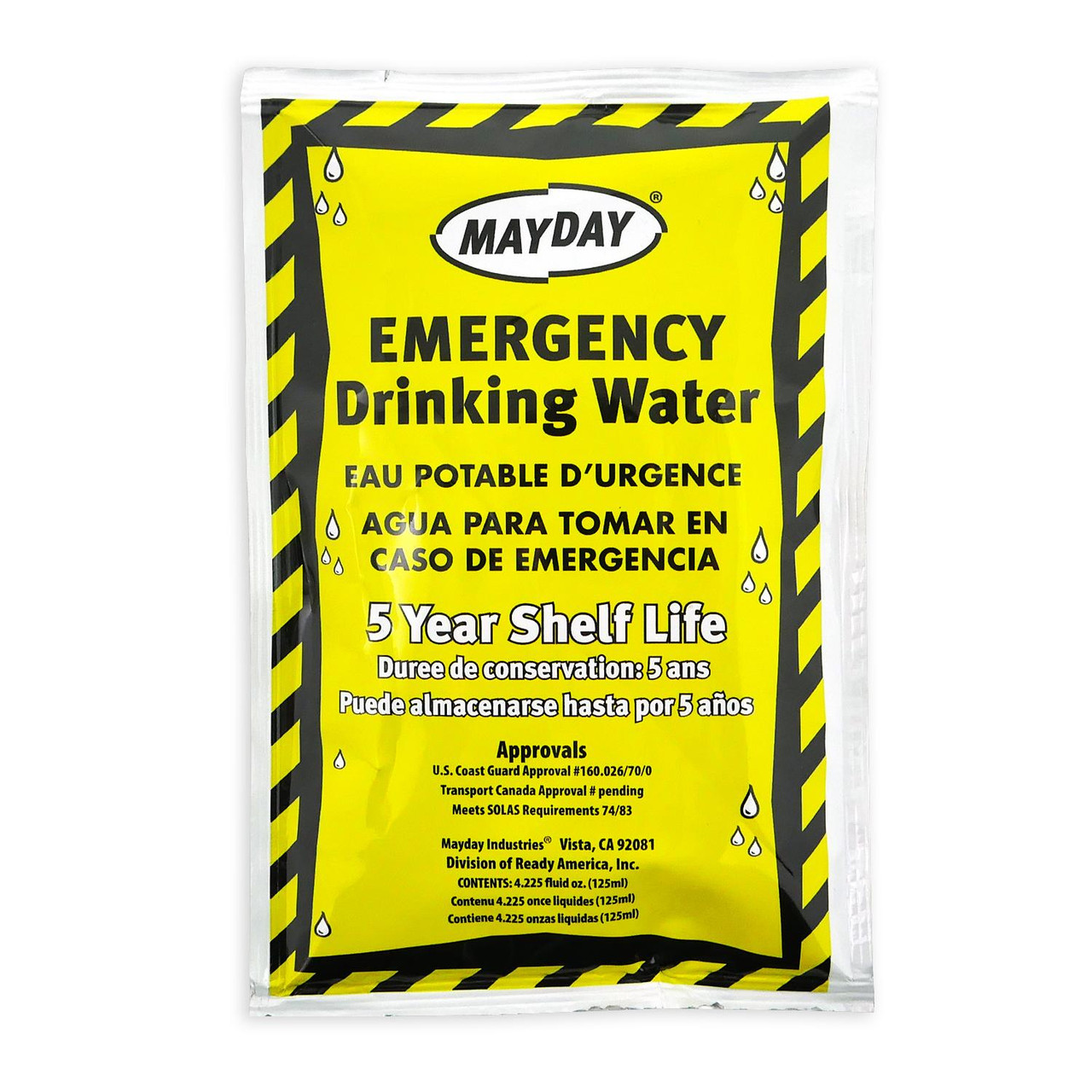 Mayday Pouch Water (Case of 100) 73011 (MD-73011)