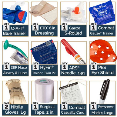 North American Rescue TCCC IFAK Trainer ReSupply Kit