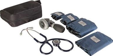 Blood Pressure / Stethoscope Kit w/ Heavy Duty Zippered Case 20-0057