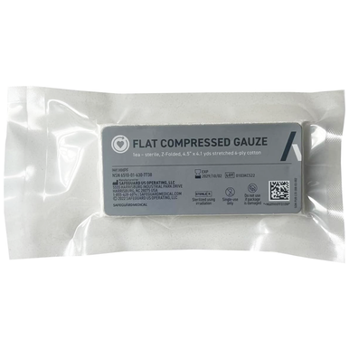 Flat Compressed Gauze | Safeguard Medical