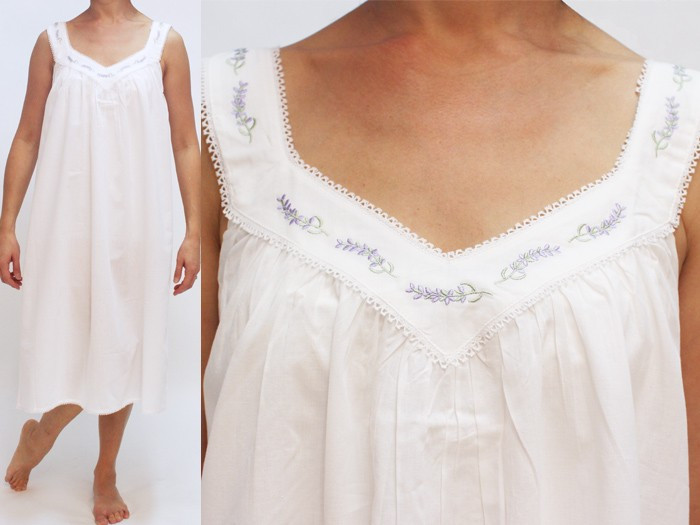 Laura Nightgown - Victoria Linen