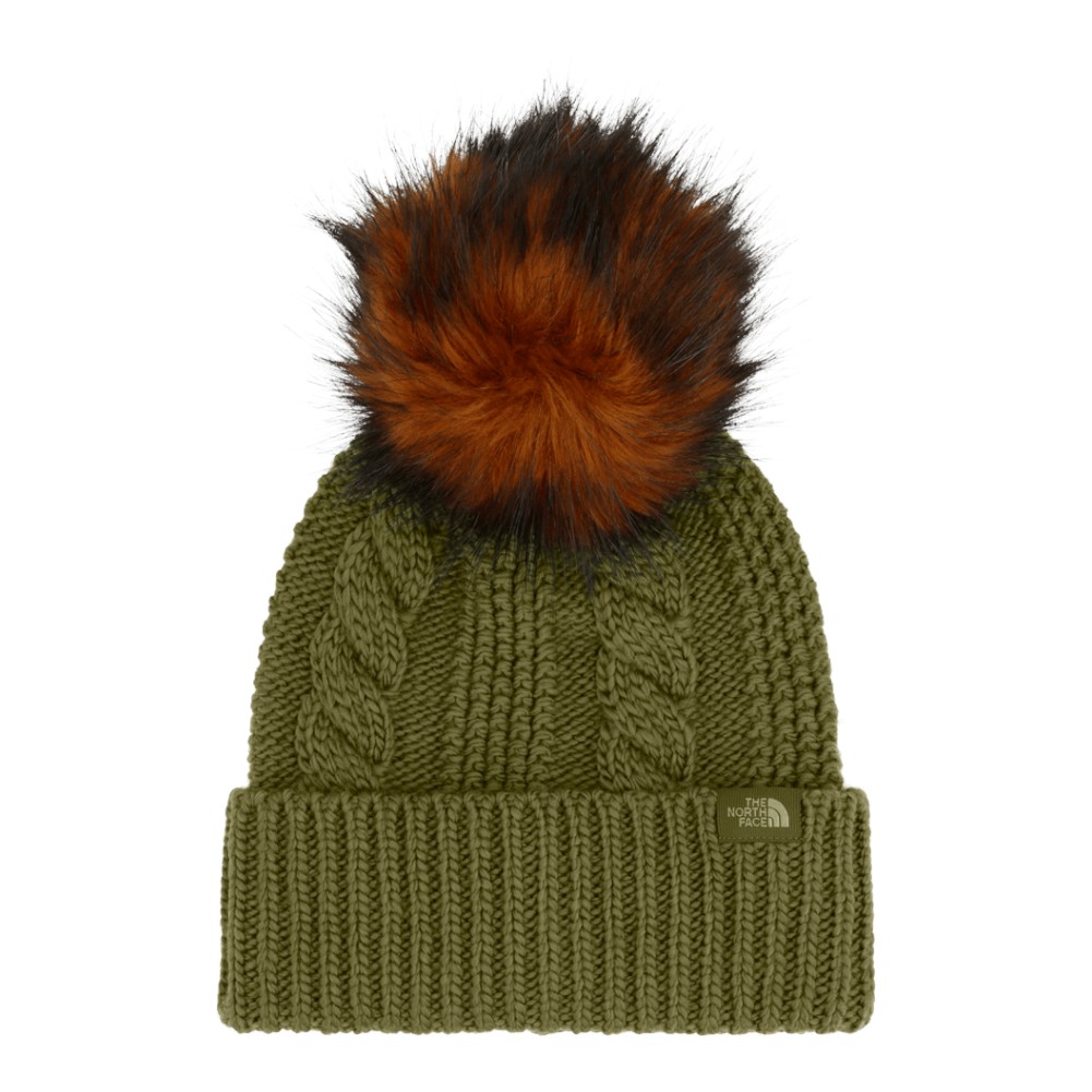 The North Face Women s Oh Mega Fur Pom Beanie NF0A8880 MetroShoe Warehouse