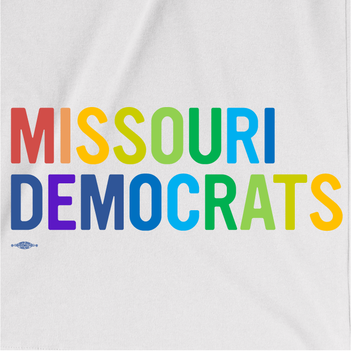 Missouri Dems Pride (Unisex White Tee) - Missouri Democratic Party Webstore