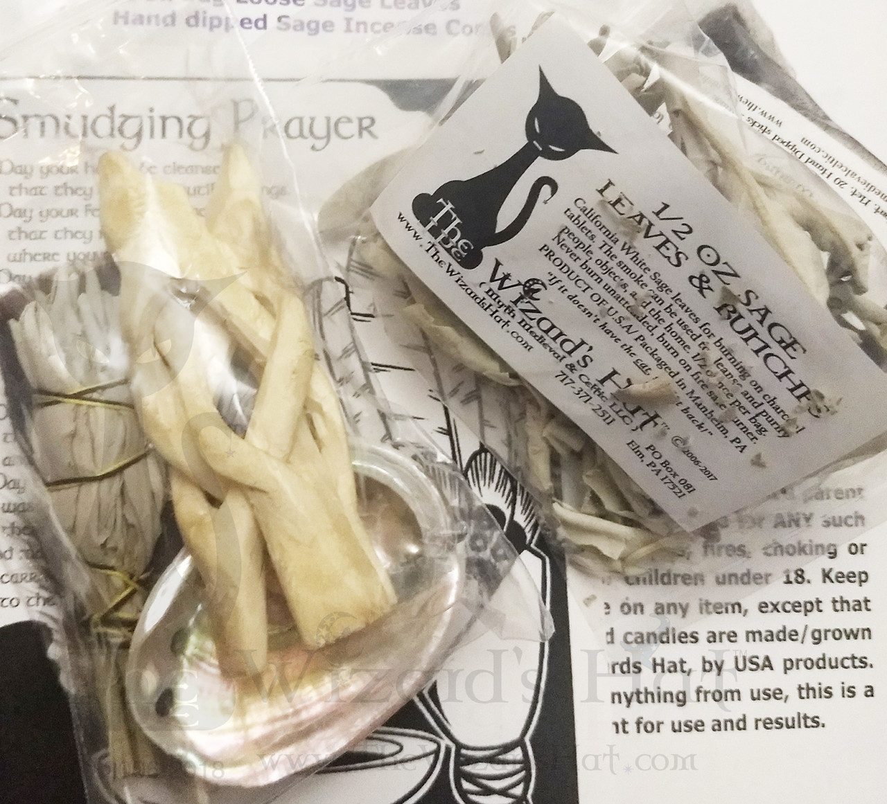 Mini Sage Smudge kit - The Wizards Hat
