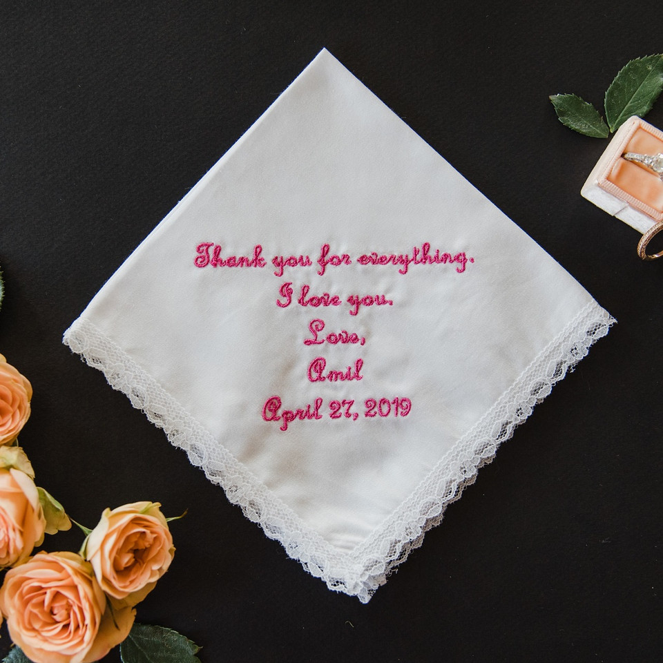 Bride Handkerchief | Personalized | The Handkerchief Shop