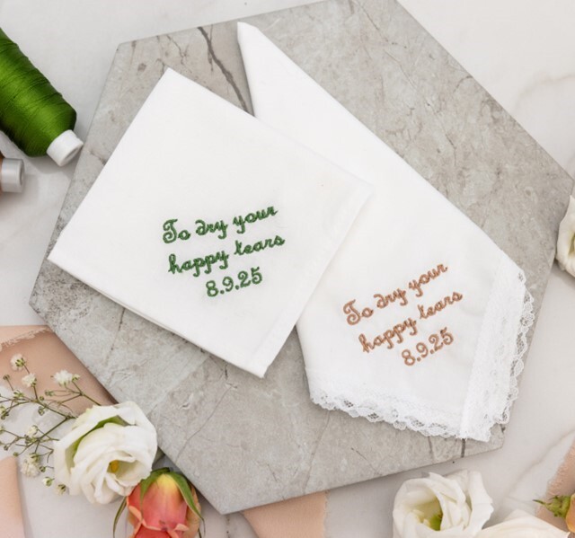 Wedding Handkerchiefs Personalized Embroidery Men s Handkerchiefs