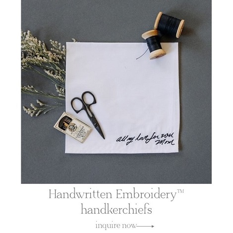 Wedding Handkerchiefs | Personalized Embroidery | Men's Handkerchiefs
