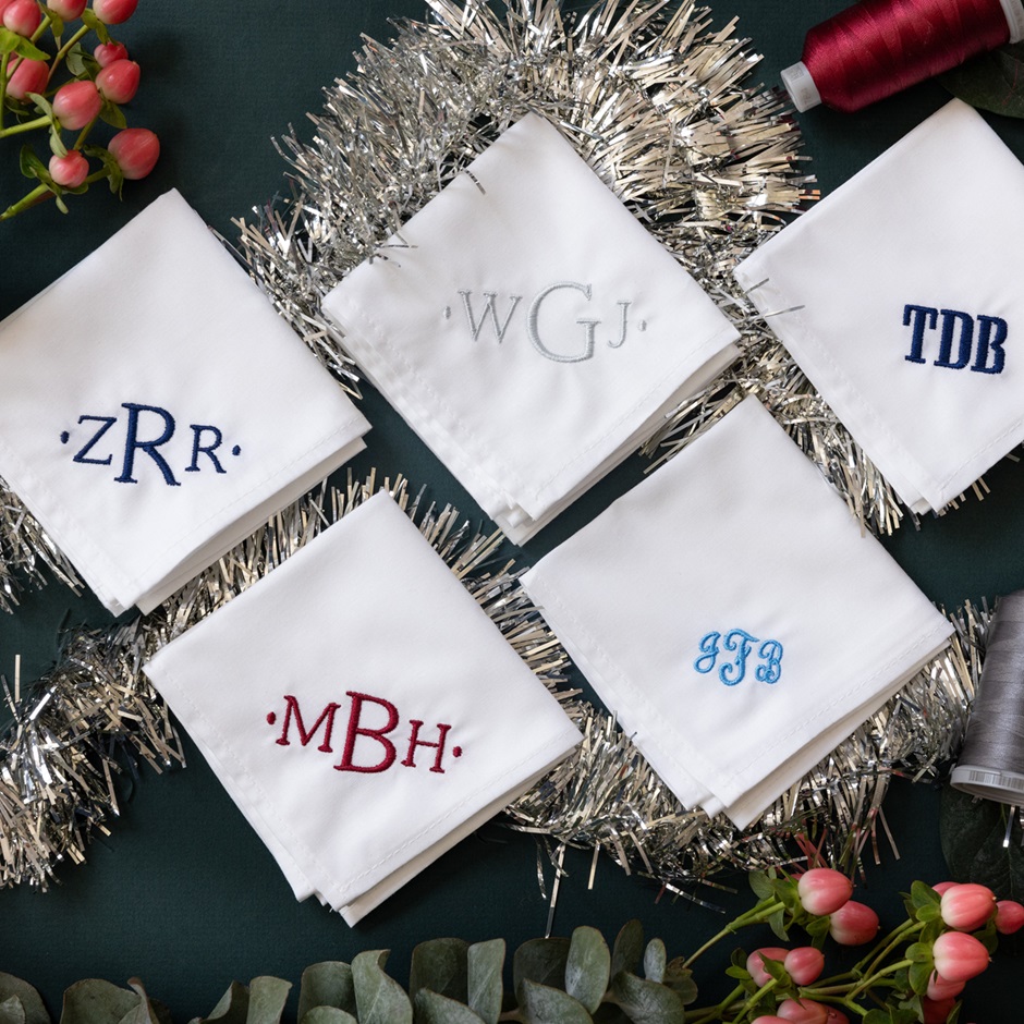 Give A Special Gift This Holiday: Personalized Handkerchiefs from The ...