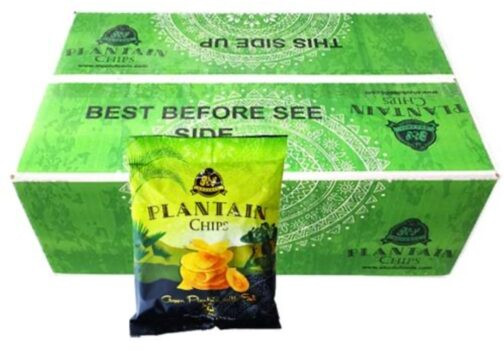 Olu Olu Green Plantain Chips (Box of 24)