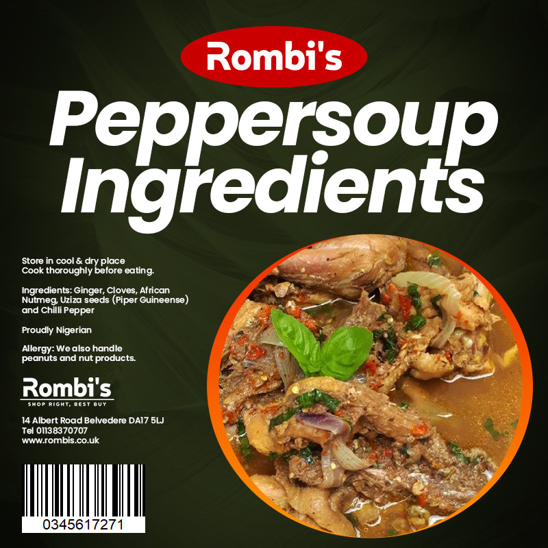 Rombi's Peppersoup Ingredients 70g