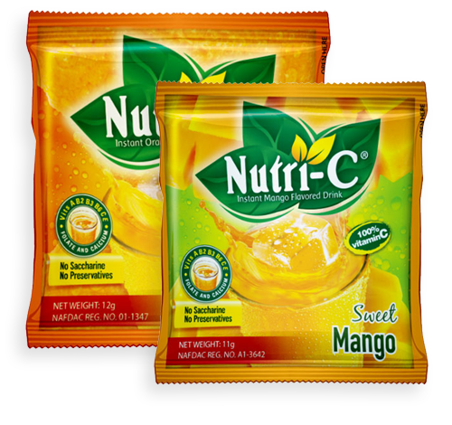 Nutri-C (Sweet American Orange) 82.5g X 10 Sachets