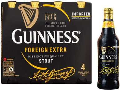 Guinness Foreign Extra 330ml Pack Of 4 - Rombi’s African-Caribbean ...