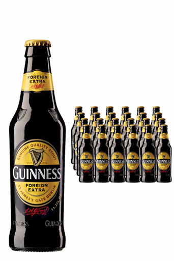 Guinness Foreign Extra Stout 325ml Bottle Box X 24 (Nigerian Guinness)